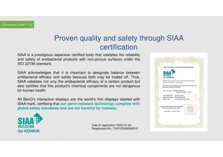 Benq classroomcare | PDF