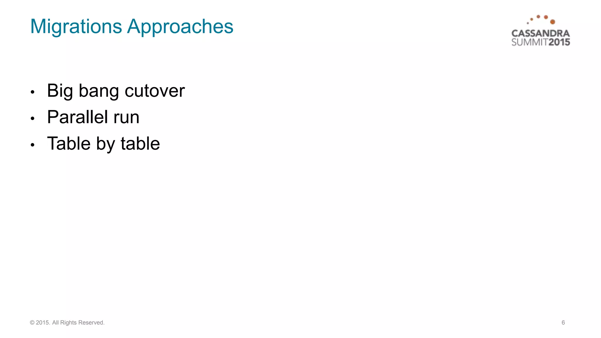 When And How To Migrate From A Relational Database To Cassandra Ppt Free Download