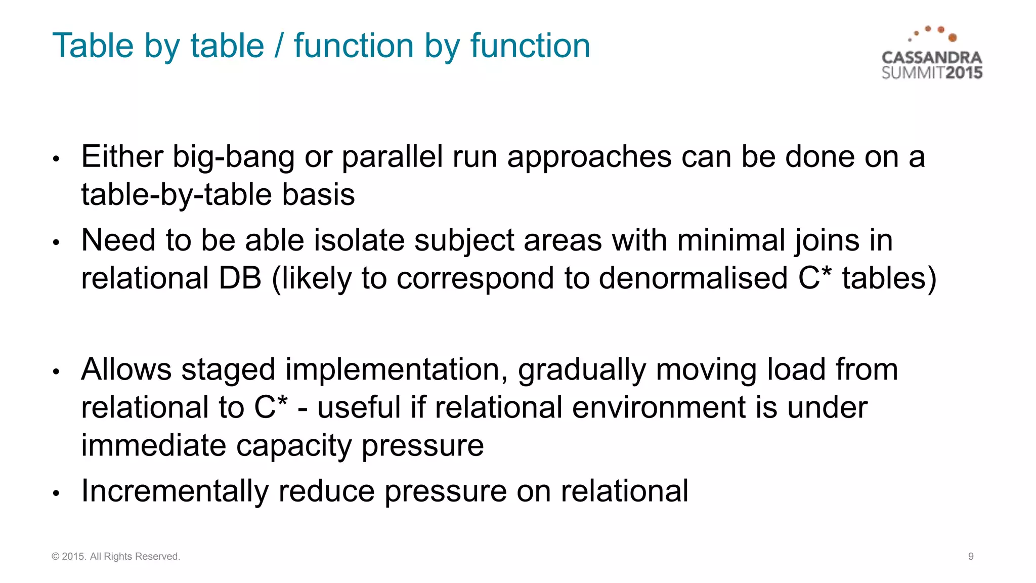 When And How To Migrate From A Relational Database To Cassandra Ppt