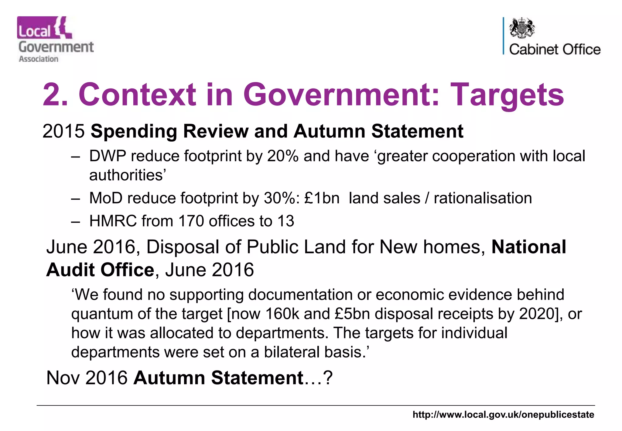 One Public Estate and Changing the Face of Public Assets | PPTX ...