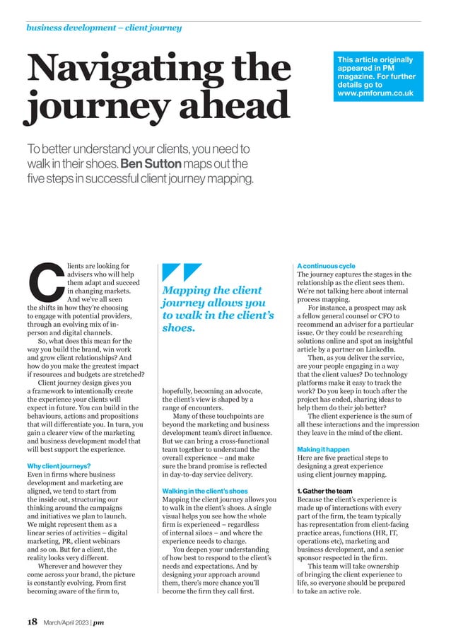 Navigating the journey ahead | PDF