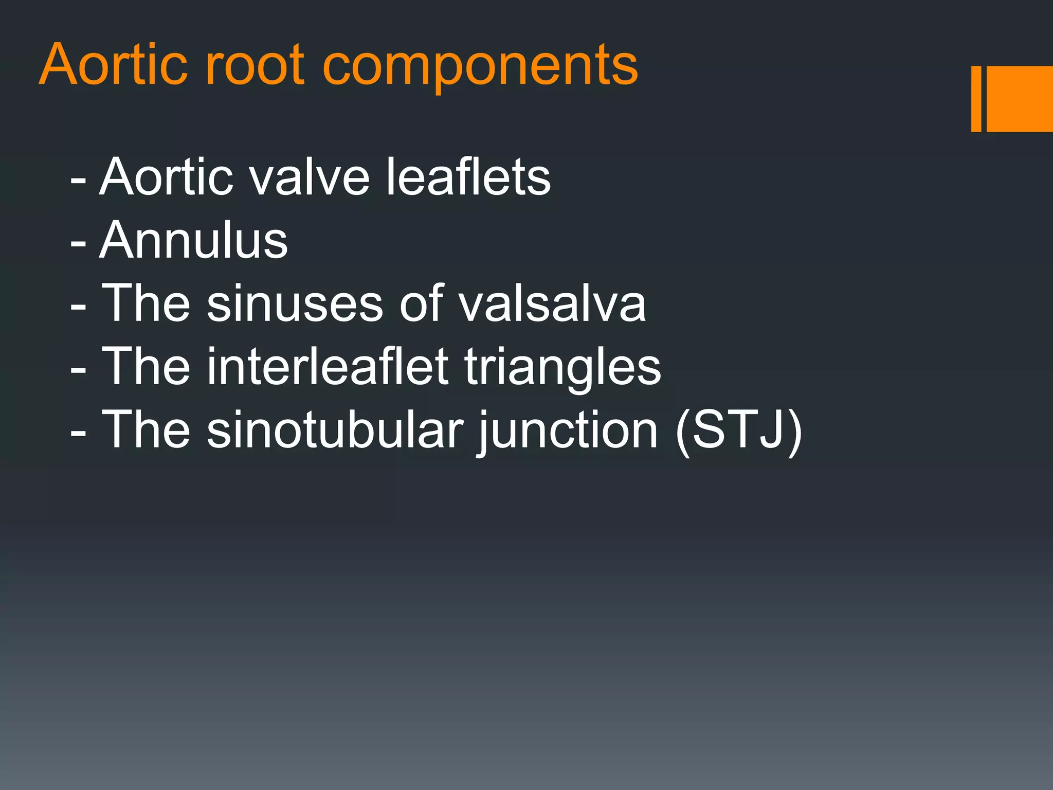 Aortic root surgery. Bentall operation | PPTX