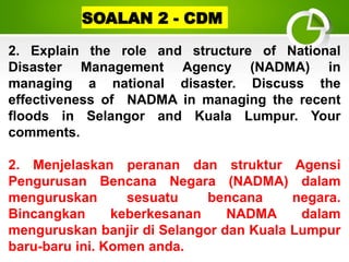 BENTANG 2 -CDM MAY 22.pptx Crisis and Disaster Management | PPT