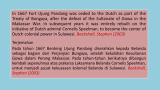Benteng-Benteng Pertahanan Kerajaan Gowa-Tallo | PPTX