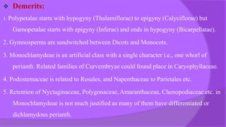 Bentham and Hookers Classification.pptx