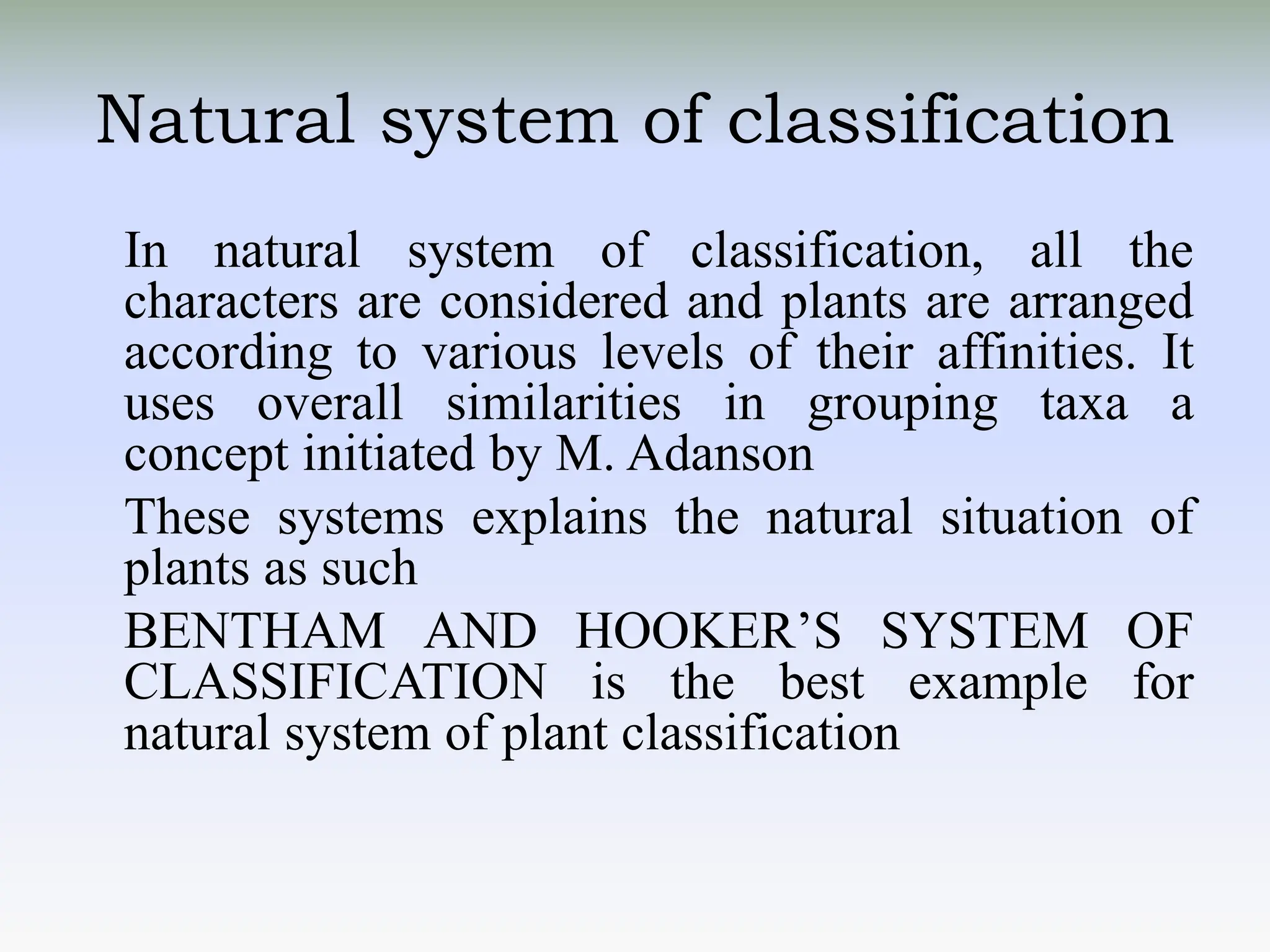 BENTHAM AND HOOKER SYSTEM OF CLASSIFICATION.pptx | Gardening | Home & Garden