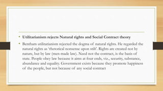 Benthamite Approach to Aggregate Welfare | PPTX