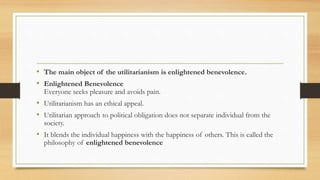 Benthamite Approach to Aggregate Welfare | PPTX
