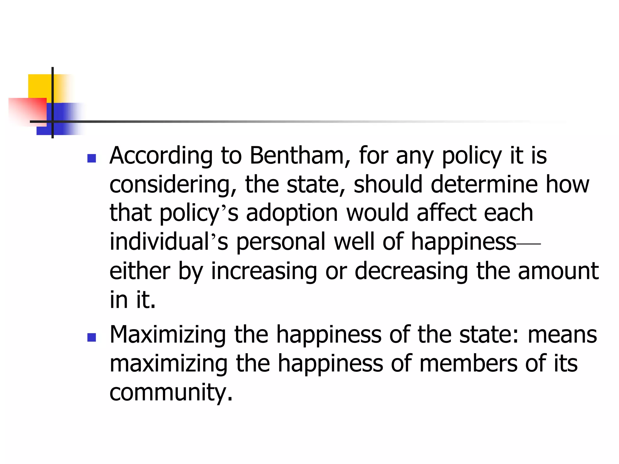 Bentham & Utilitarianism.ppt