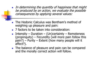 Bentham & Utilitarianism.ppt