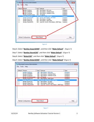 Bentley activation tutorial_final-01 | PDF