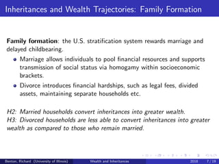 Exploring the Long Run Wealth Effects of Inheritances | PDF