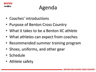 Benton Cross Country | PPT