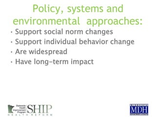 Importance of PSE Change on Workplace Wellness | PPTX