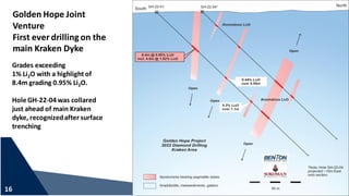 Benton & Sokoman Kraken (Lithium) Presentation - October 2022 | PDF