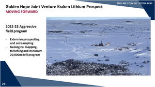 Benton & Sokoman Kraken (Lithium) Presentation - October 2022 | PDF