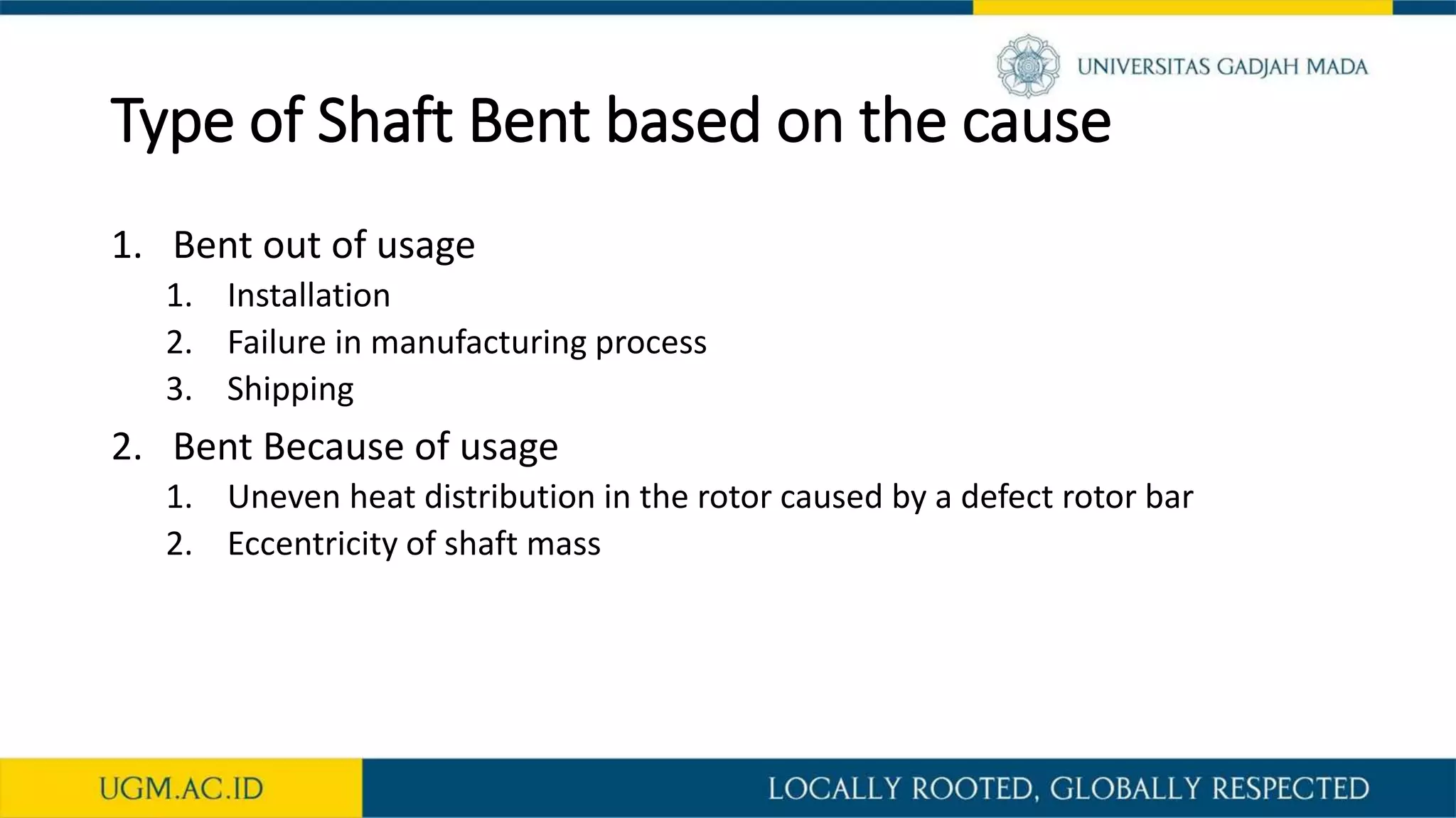 Bent shaft vibration | PPTX