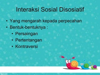 Bentu bentuk interaksi sosial | PPT