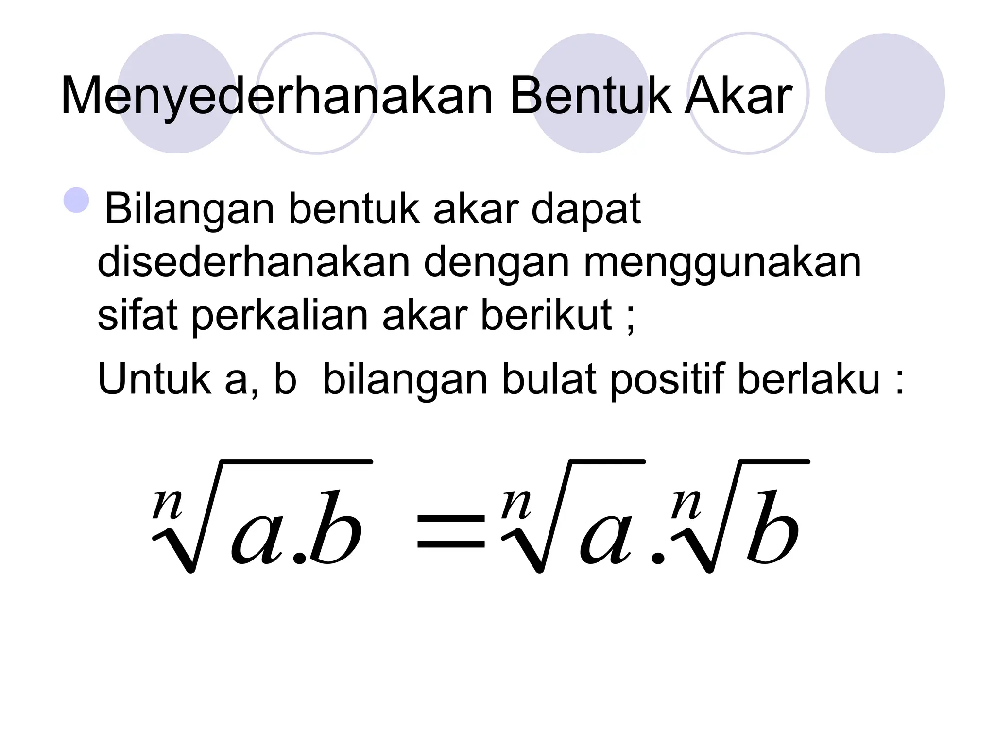 bentuk-akar.dan log kelas 10 semseter 2ppt | PPT