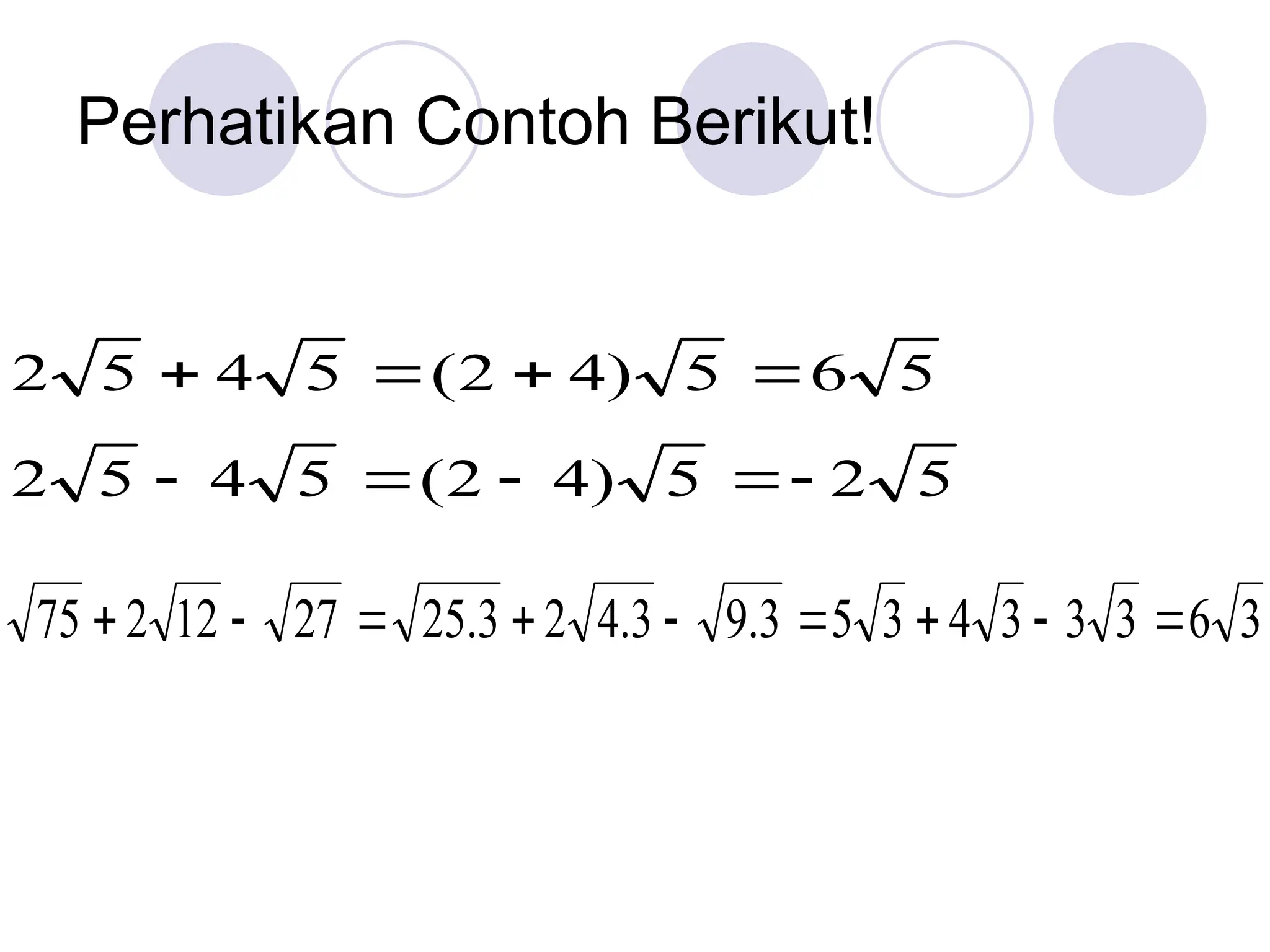 bentuk-akar.dan log kelas 10 semseter 2ppt | PPT