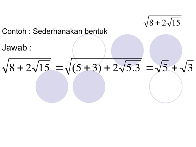 bentuk-akar.dan log kelas 10 semseter 2ppt | PPT