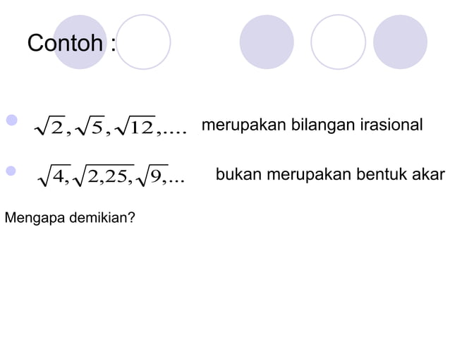 bentuk-akar.dan log kelas 10 semseter 2ppt | PPT
