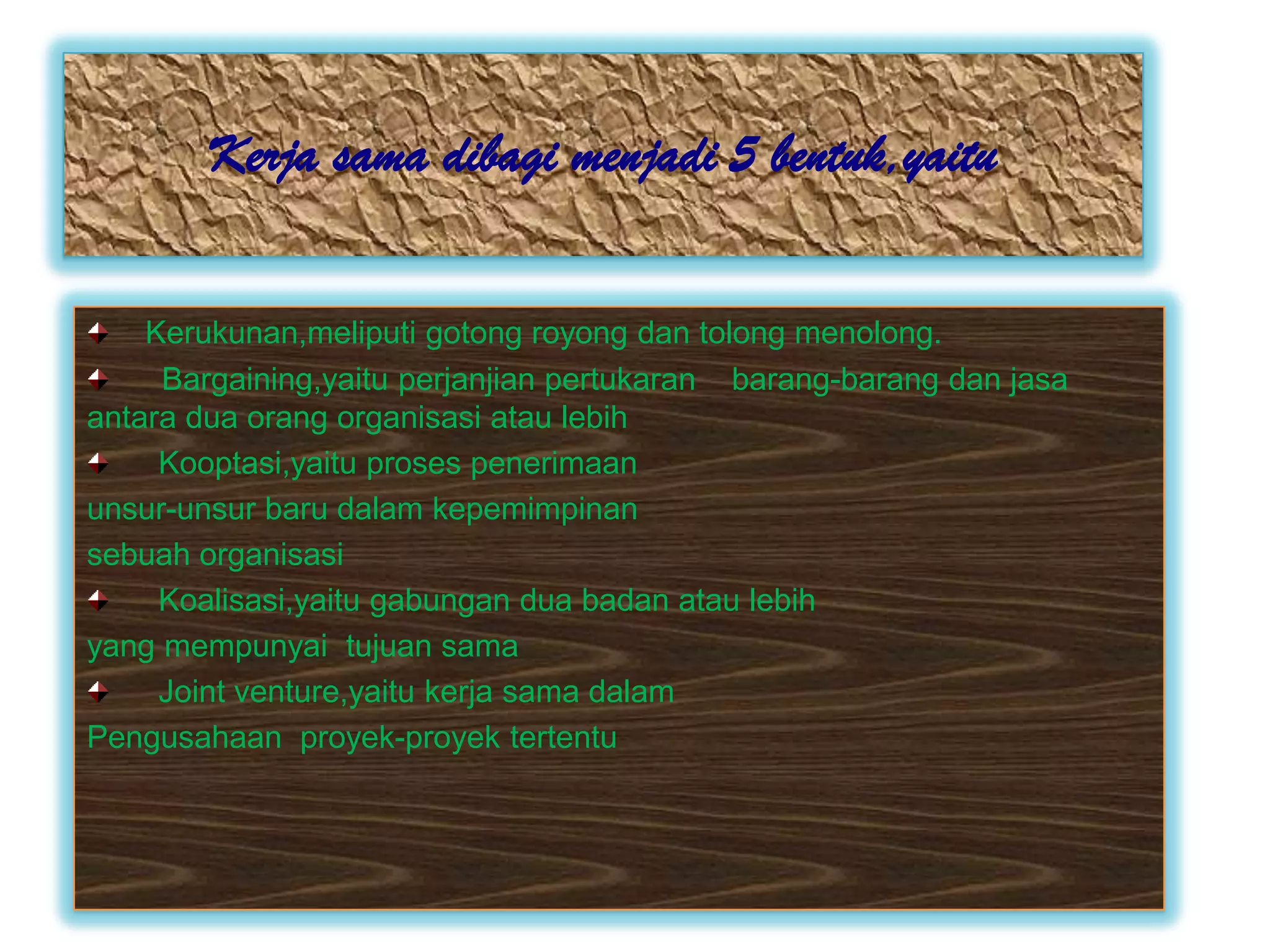 Bentuk bentuk hubungan sosial | PPTX