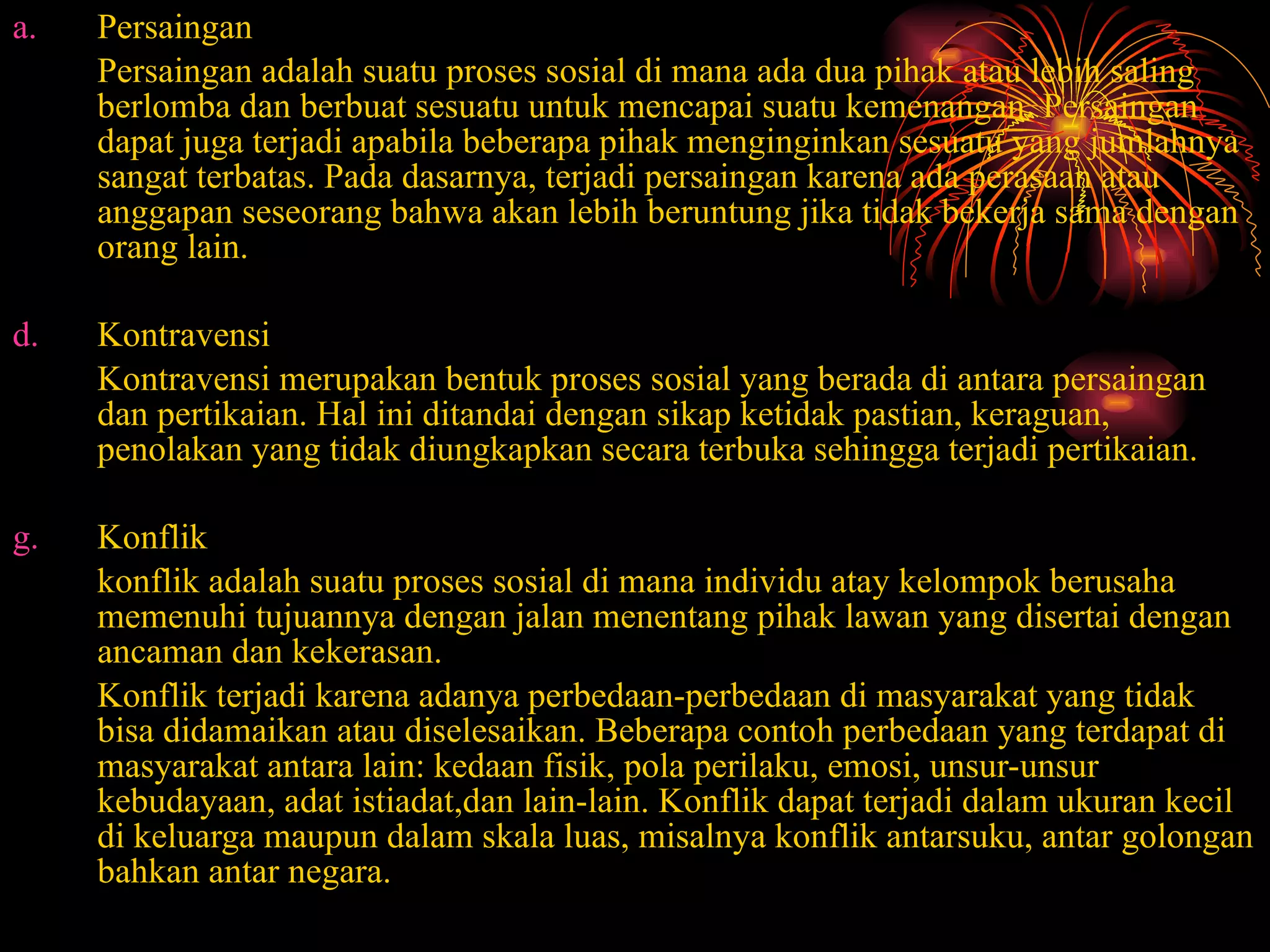 Bentuk bentuk interaksi sosial | PPT