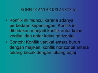 BENTUK-BENTUK KONFLIK yang dapat terjadi.ppt