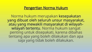 Bentuk-bentuk norma dan aturan dalam kehidupan sehari-hari.pptx