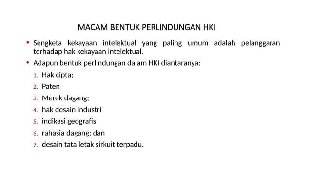 BENTUK-BENTUK PERLINDUNGAN DALAM HKI.pptx