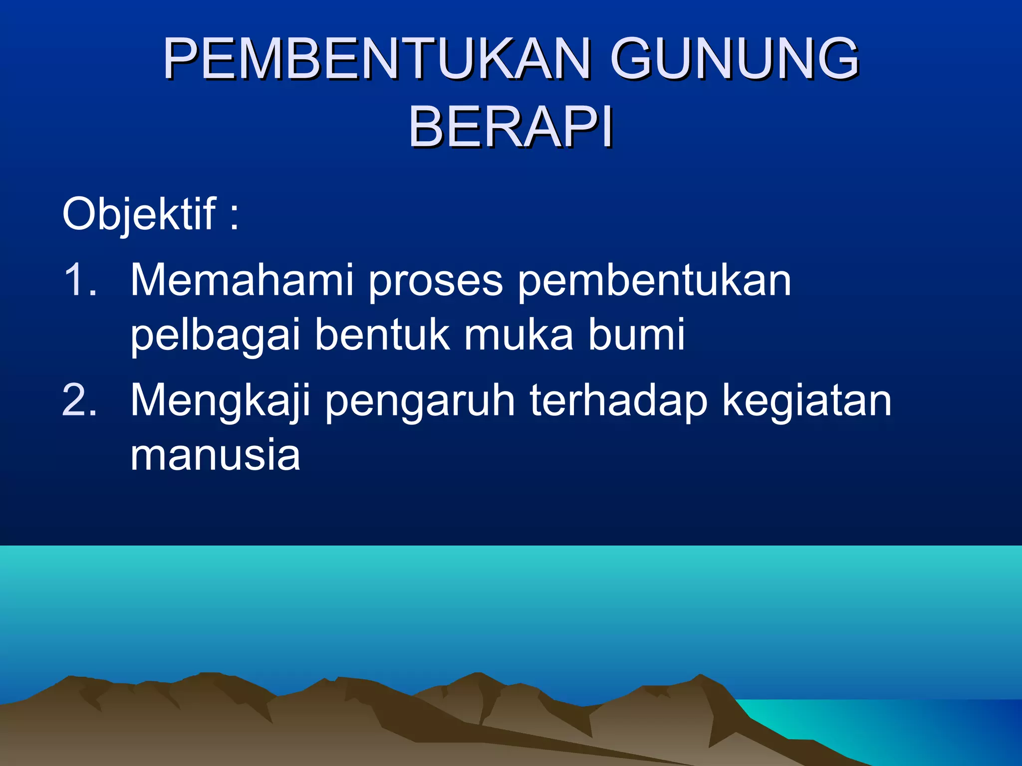 Bentuk muka-bumi | PPT