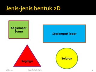 Bentuk 2 d | PDF