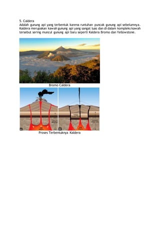 Bentuk2 gunung api | DOCX