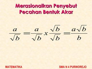 Bentuk akar | PPT