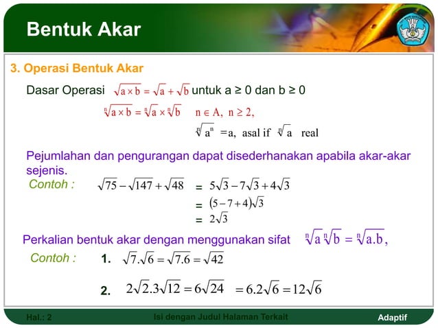 bentuk akar.ppt