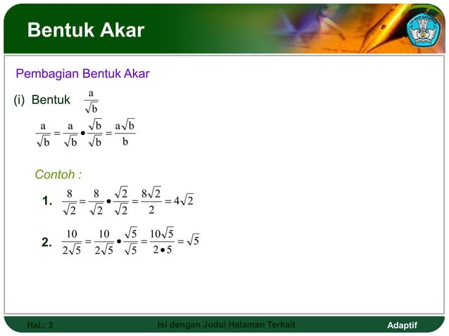 bentuk akar.ppt