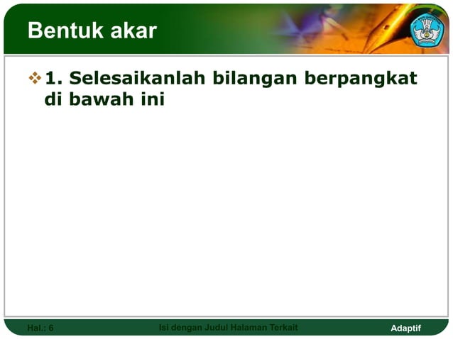 bentuk akar.ppt