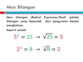 Kegiatan Powerpoint matematika BENTUK AKAR.pptx