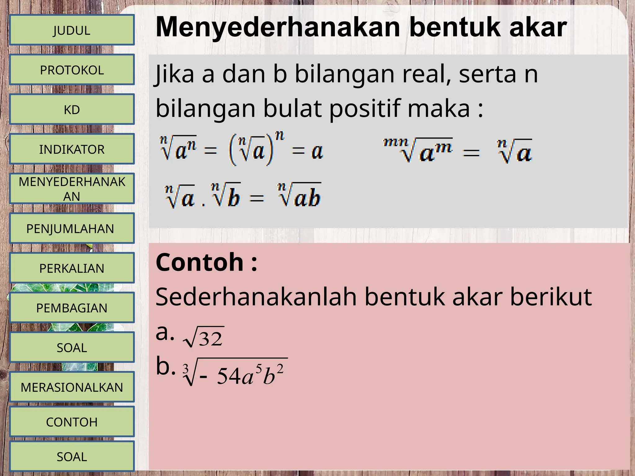 Power Point Materi BENTUK AKAR kelas X.pptx