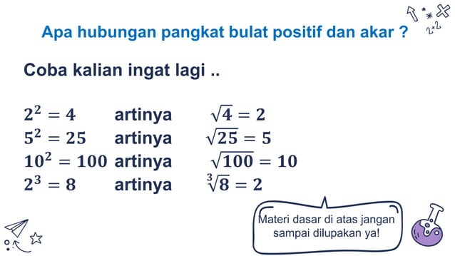 Bentuk Akar Bagian 1 | PPT