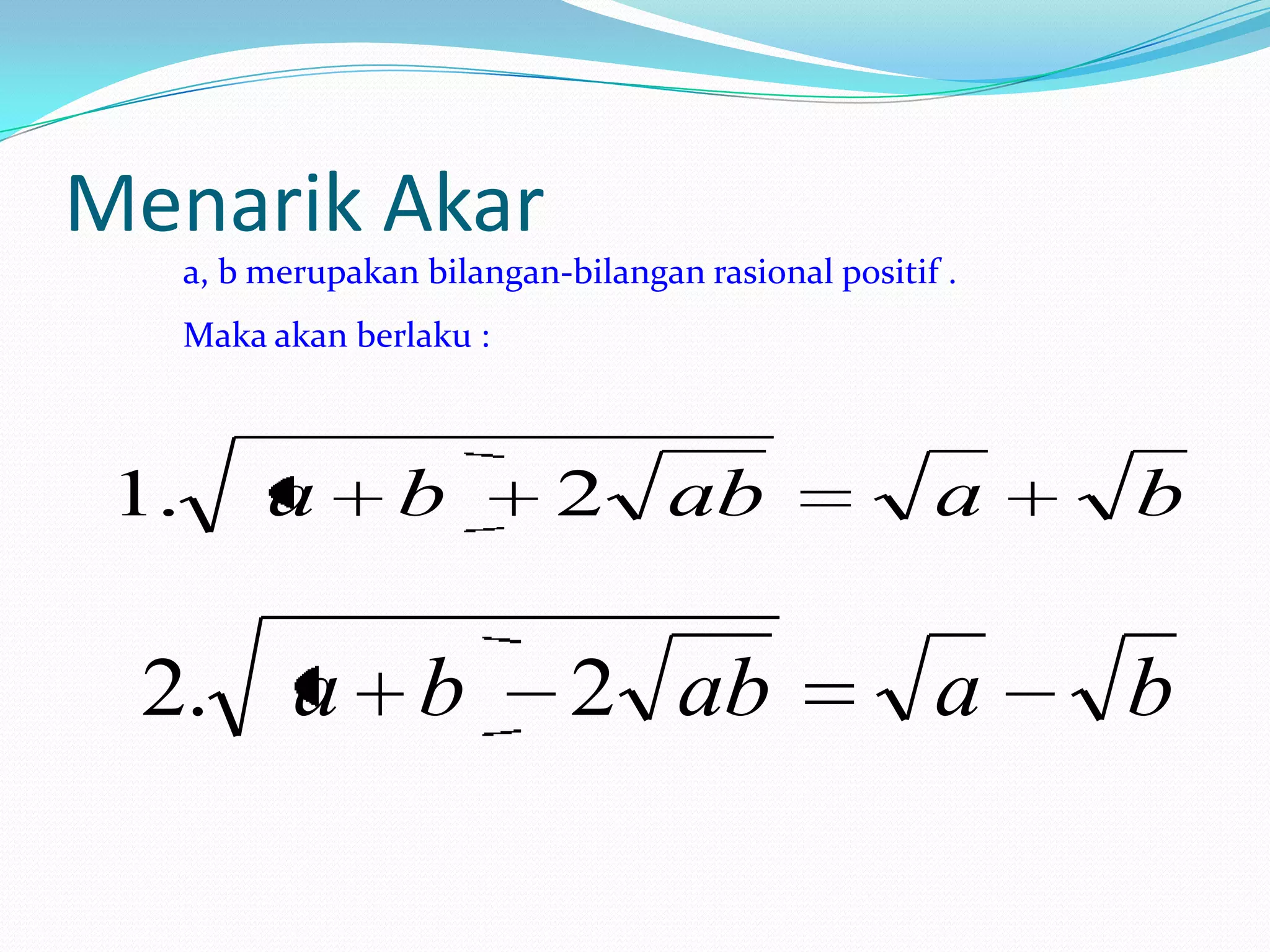 Bentuk Akar | PPTX