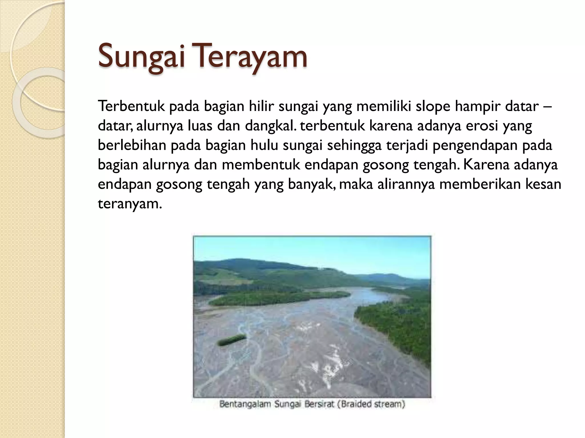 Bentuk asal fluvial | PPTX