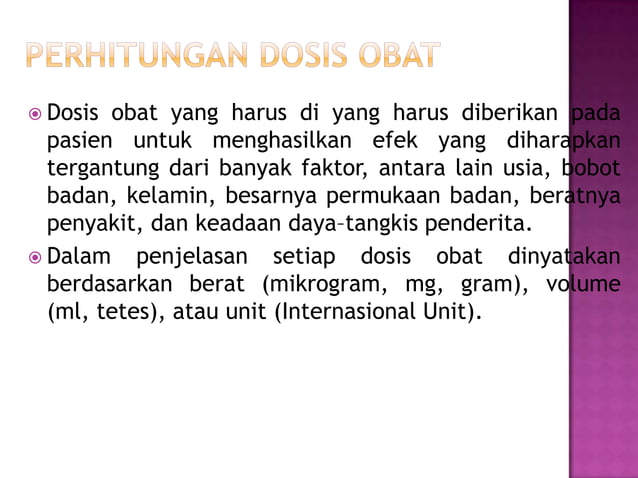 Bentuk – bentuk obat | PPTX