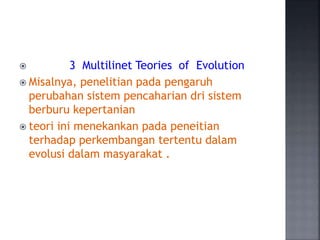 Bentuk – bentuk perubahan sosial | PPTX