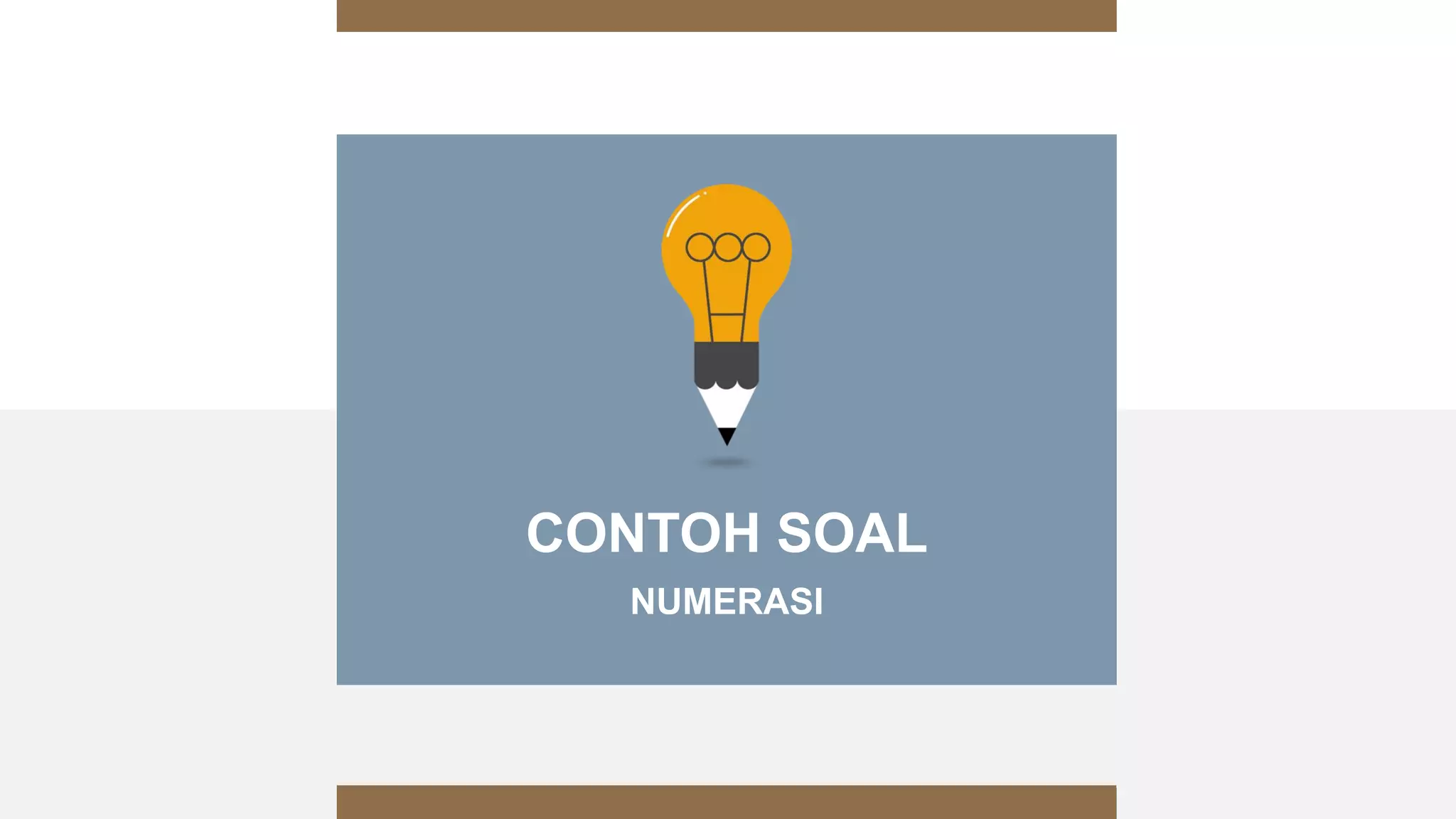 Bentuk dan Contoh Soal AKM Numerasi.pdf