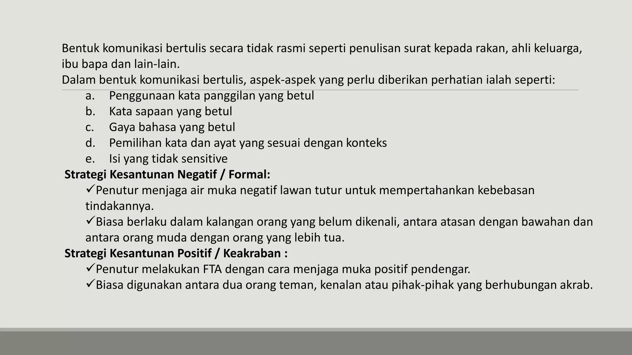 Bentuk dan jenis kesantunan | PPTX
