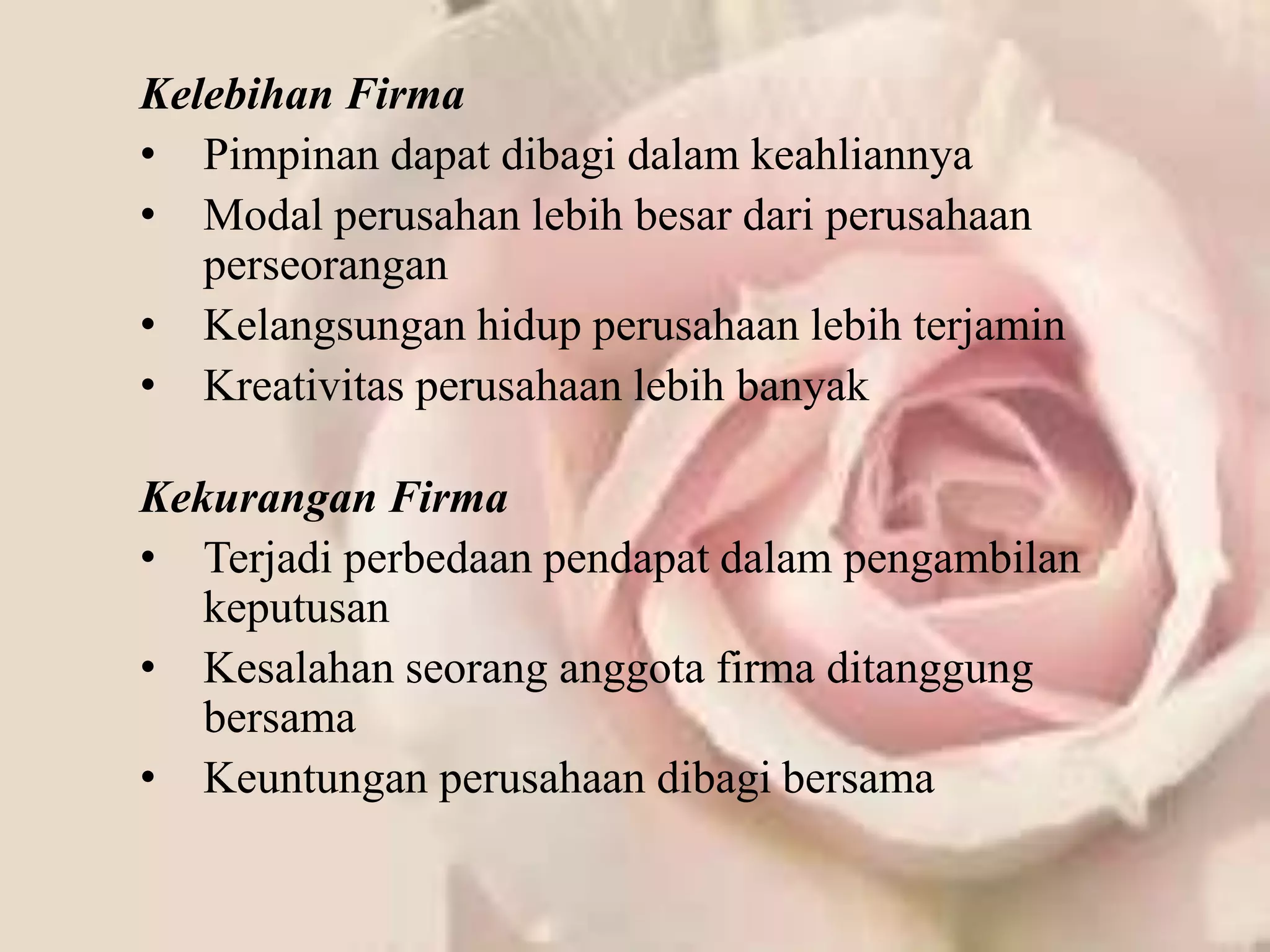 Bentuk dan peran badan usaha | PPTX