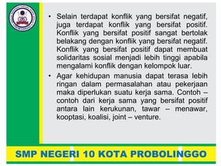 Bentuk interaksi sosial kls 7 | PPT