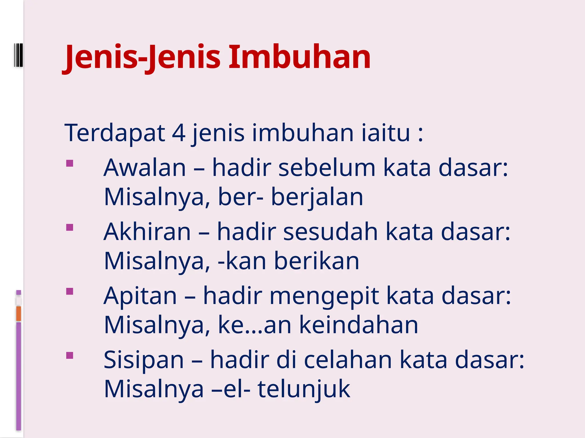 Pembentukan kata Bentuk Kata Bahasa Melayu | PPTX